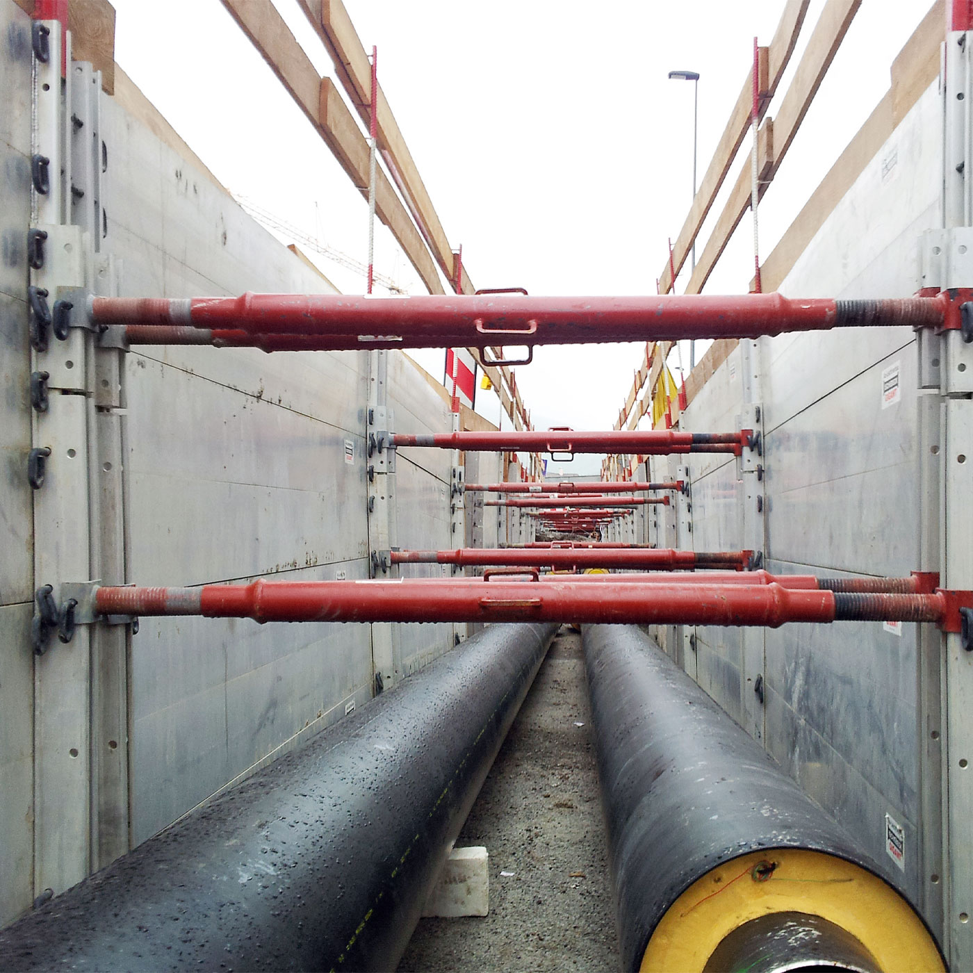 Aluminium trench shoring system - Ischebeck TITAN Middle East
