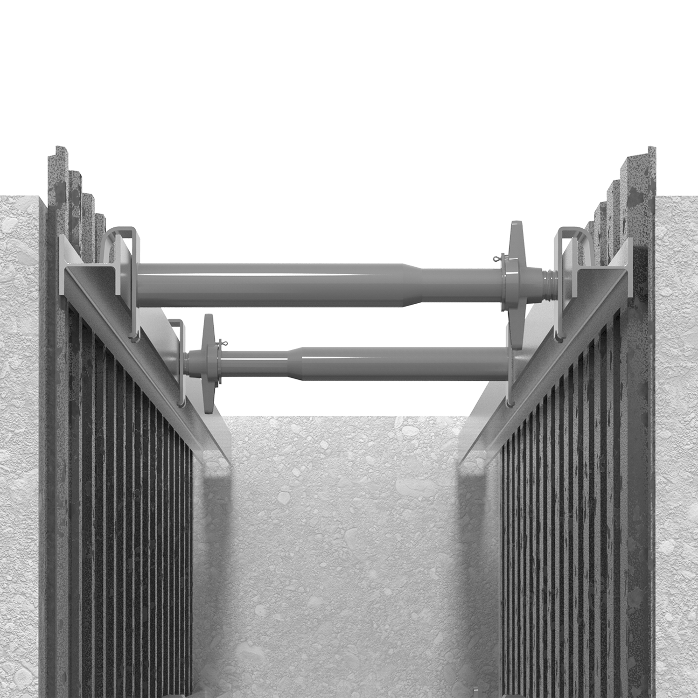 Trench struts for steel trench shoring - Ischebeck TITAN Middle East