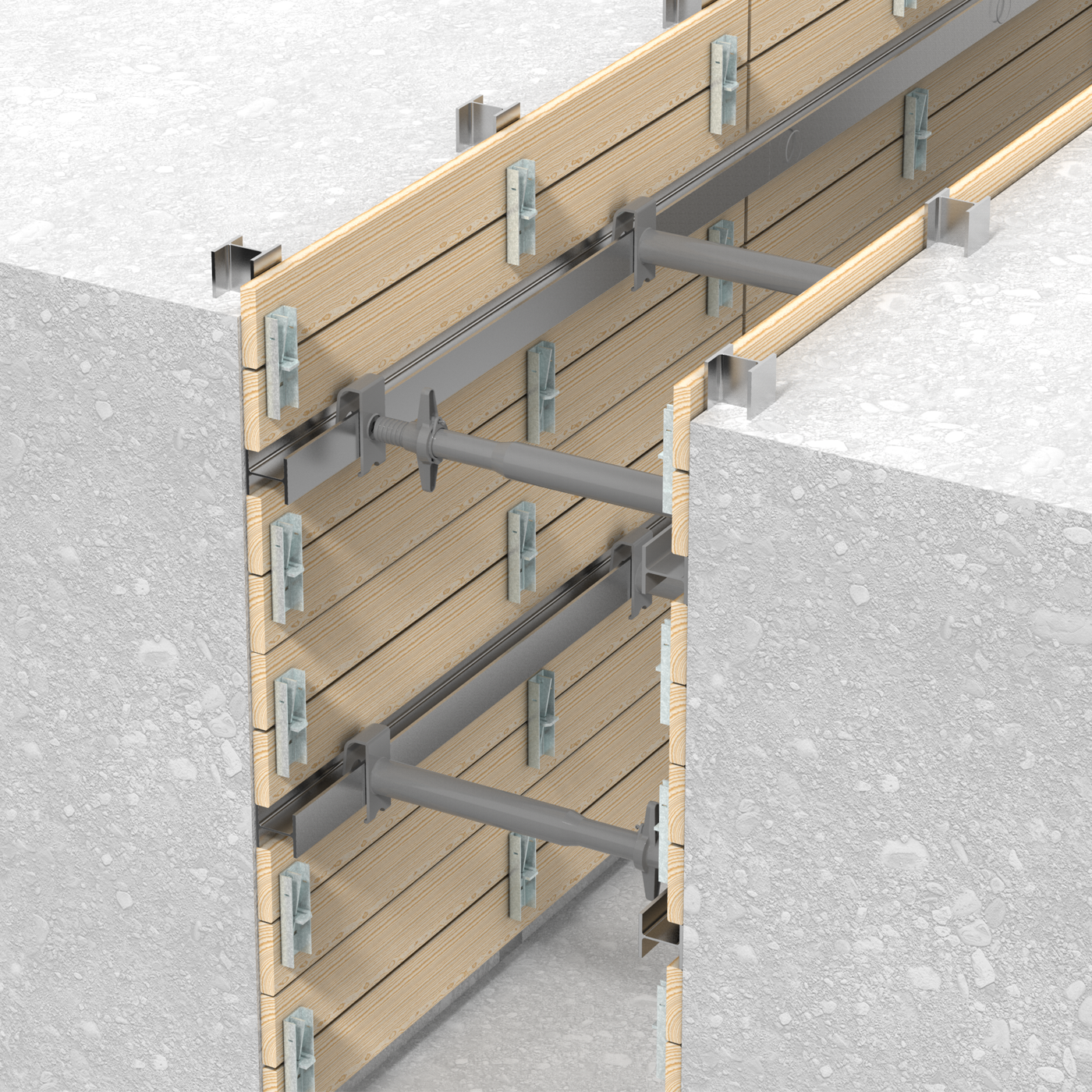 Trench struts for steel trench shoring - Ischebeck TITAN Middle East